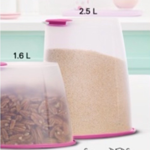 Tupperware | Kitchen | Tupperware Modular Cereal Storage Canister Set ...